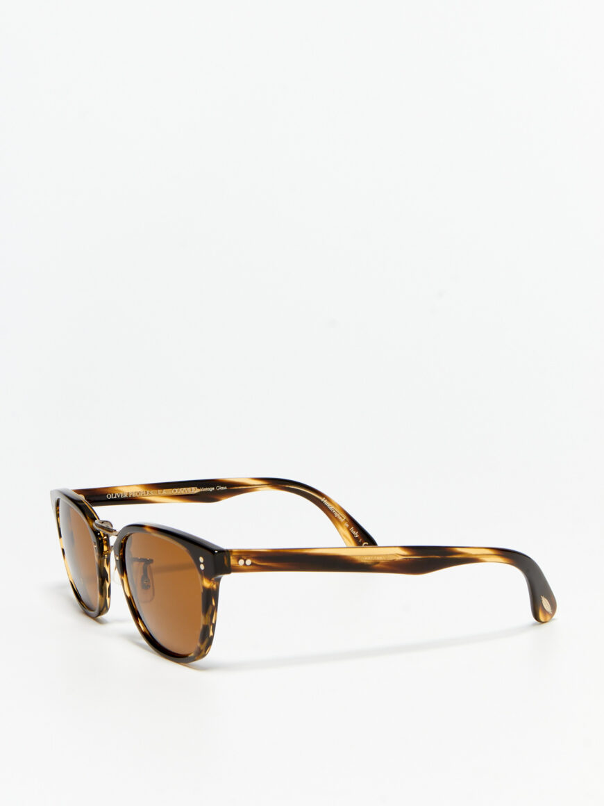 Oliver Peoples [OV1227] Finne Brushed Silver / Lilac Wash | Hello Glasses